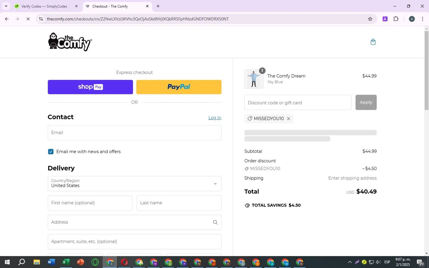 The Comfy Discount Codes (9 Verified) - 40% Off Jan 2025