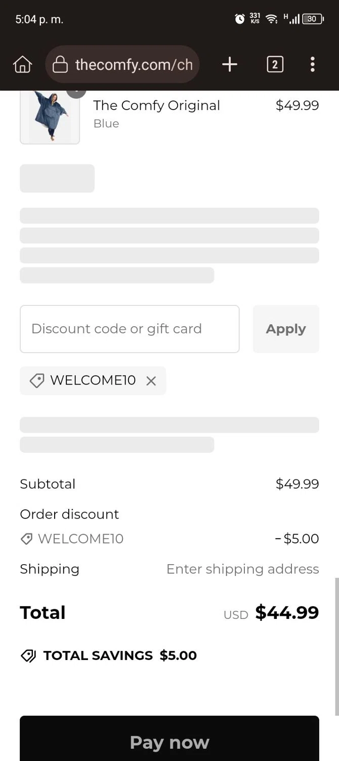 The Comfy Discount Codes - 10% Off | January 2025
