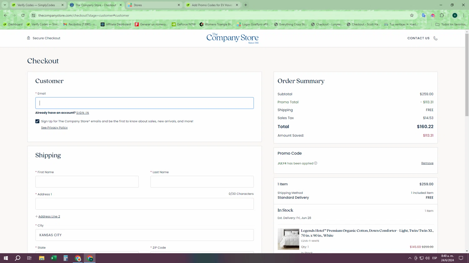 The Company Store Promo Codes - 35% Off | August 2024