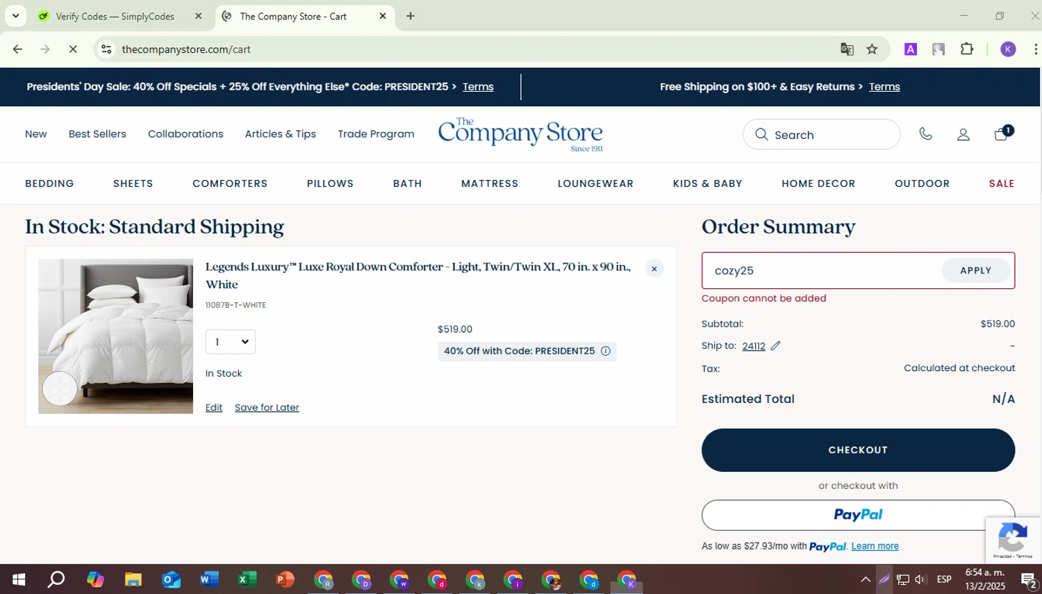 The Company Store Promo Code (6 Verified) - 40% Off Feb 2025
