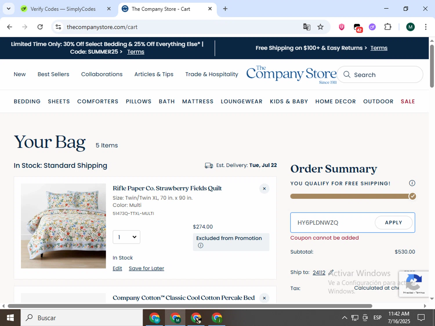 The Company Store Promo Codes - 30% Off Coupons Aug 2025