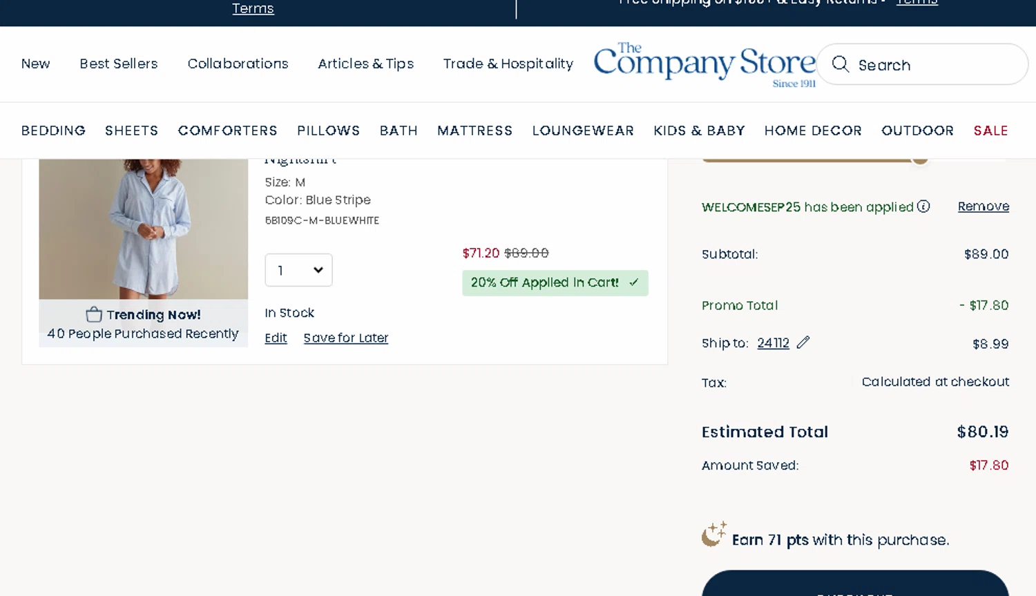 The Company Store Promo Codes - 30% Off Sep 2025