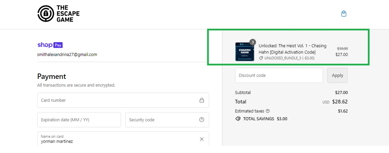 The Escape Game Promo Codes - 20% Off | August 2024