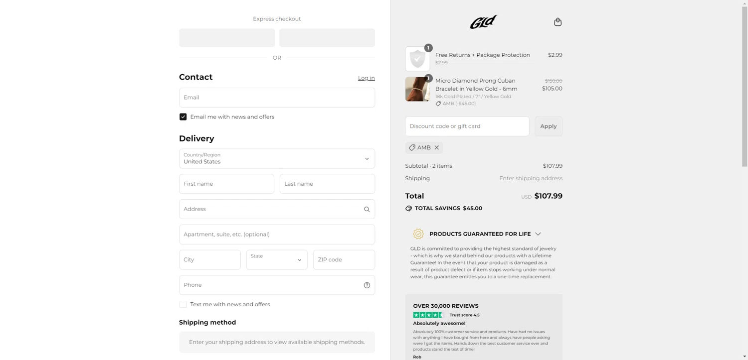 The GLD Shop Promo Codes (25 Verified) - 50% Off Oct 2025