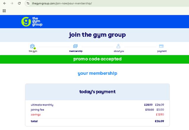 The Gym Group Promo Codes - 10% Off (Verified) Sep 2025