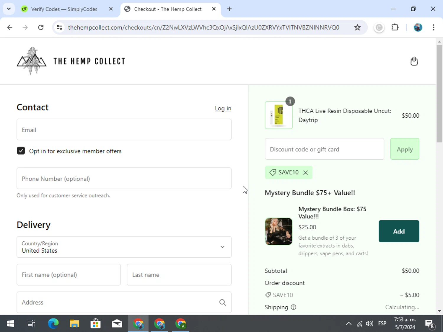 The Hemp Collect Coupon Codes - 10% Off | October 2024