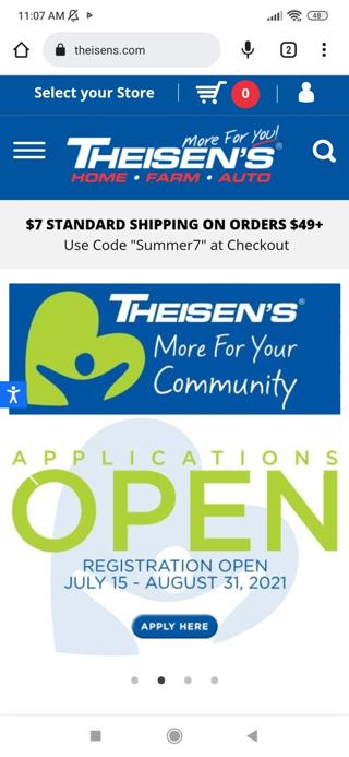 Theisen's Promo Codes - 10% Off Coupons Oct 2025