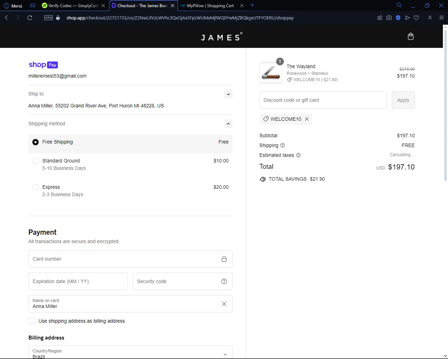 The James Brand Promo Codes - 10% Off | October 2024