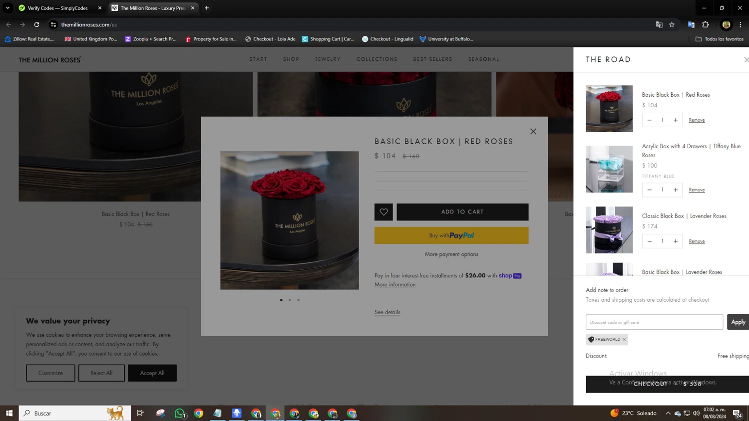 The Million Roses Discount Codes - 10% Off | October 2024
