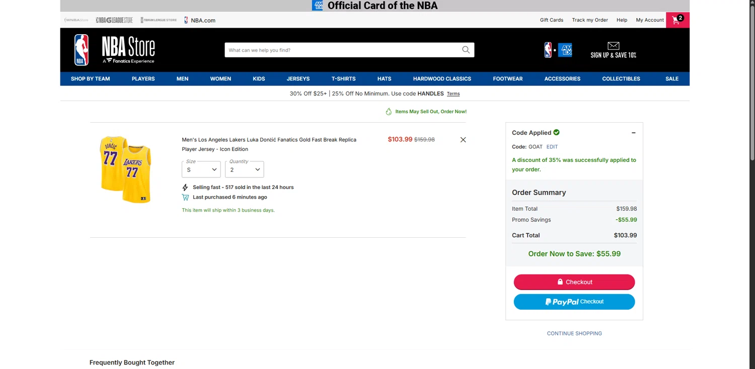 NBA Store Promo Codes - 50% Off (10 Verified) Dec 2025