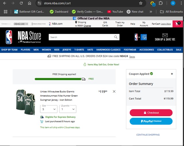NBA Store Coupon Codes (9 Verified) - 25% Off Apr 2025