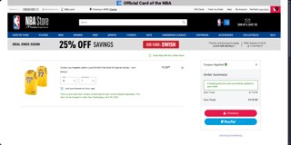 NBA Store Coupon Codes (9 Verified) - 25% Off Apr 2025