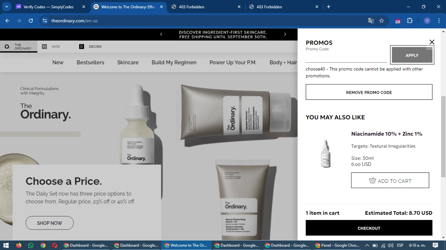 The Ordinary Promo Codes - 5% Off | October 2024