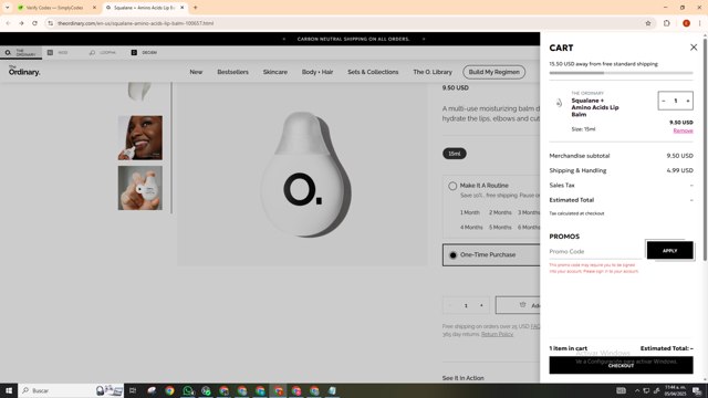 The Ordinary Promo Codes (1 Verified) - 15% Off May 2025