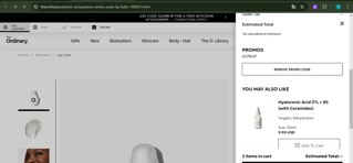 The Ordinary Promo Codes - 15% Off | January 2025