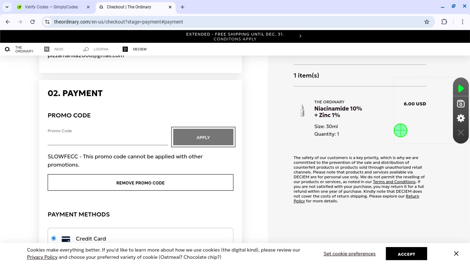The Ordinary Promo Codes - 15% Off | January 2025