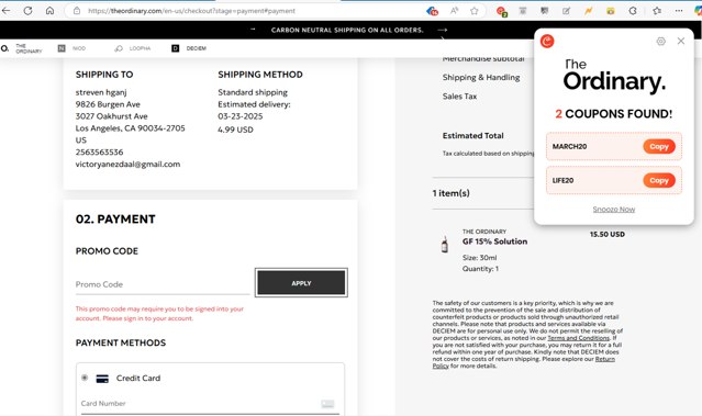 The Ordinary Promo Codes - 15% Off Coupons May 2025