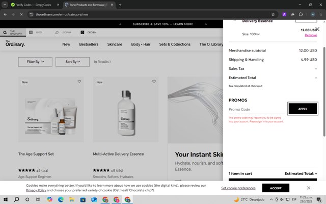 The Ordinary Promo Codes (1 Verified) - 15% Off May 2025