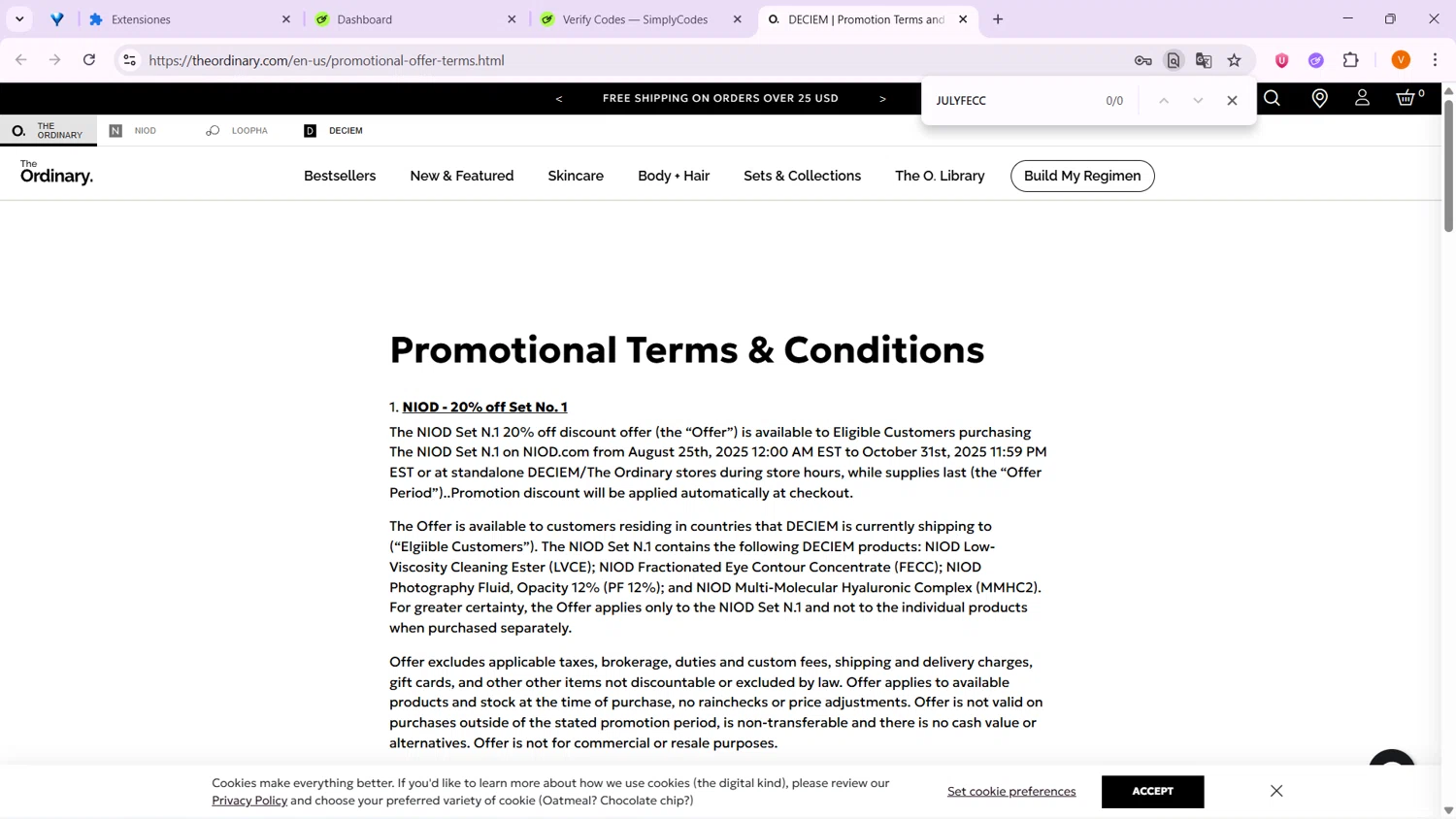 The Ordinary Promo Codes - 10% Off Coupons Dec 2025