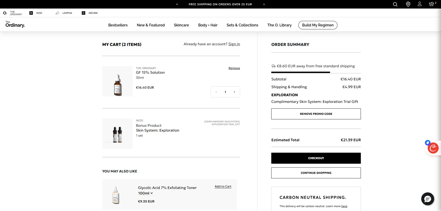 The Ordinary Promo Codes (1 Verified) - 10% Off Oct 2025