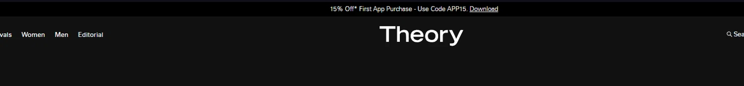 Theory Promo Codes - 15% Off | January 2025