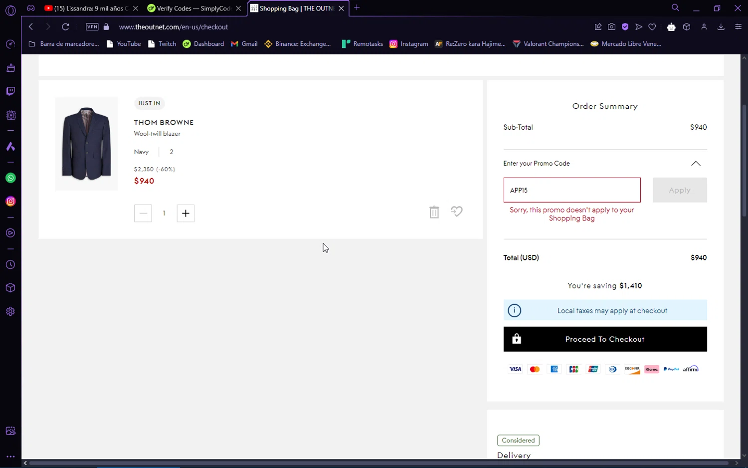 THE OUTNET Coupons - $60 Off | October 2024