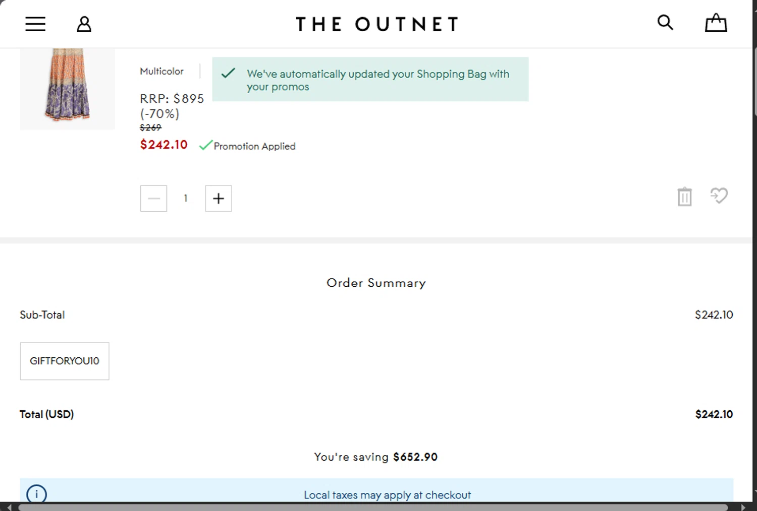 THE OUTNET Promo Codes (5 Verified) - 10% Off Aug 2025