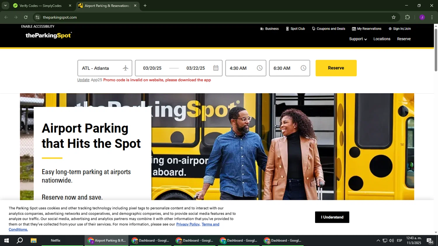 The Parking Spot Promo Codes - 10% Off Coupons Jan 2026