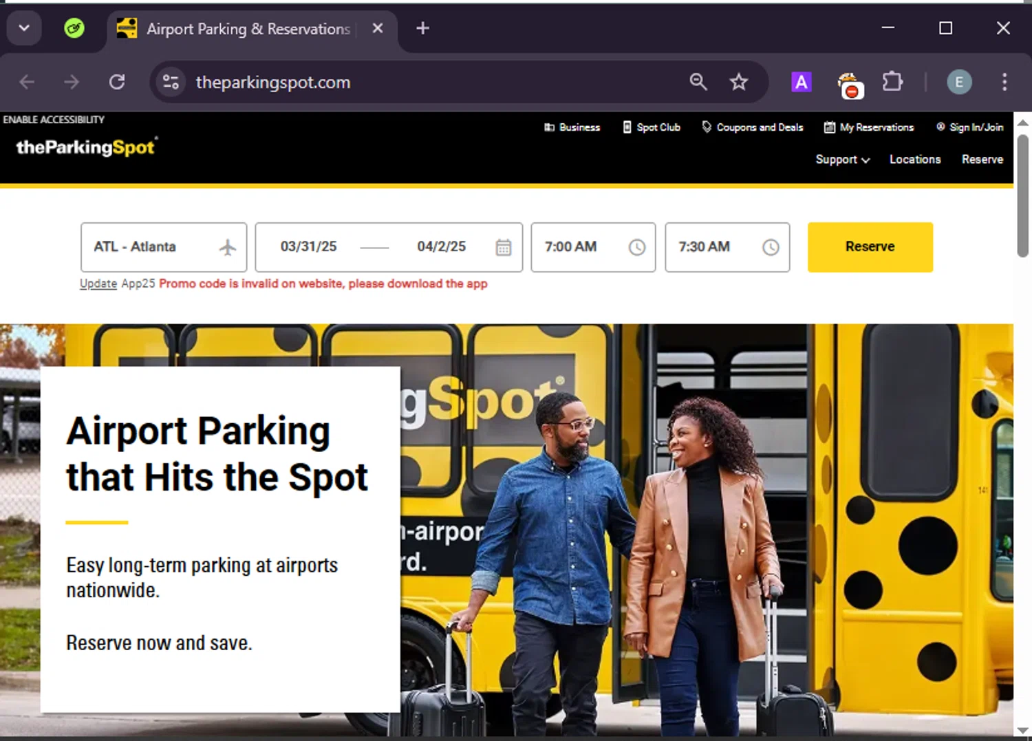 The Parking Spot Promo Codes - 25% Off Coupons Jul 2025