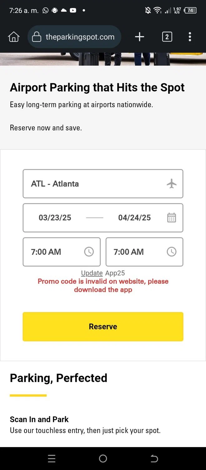 The Parking Spot Promo Codes - 25% Off Coupons Jul 2025