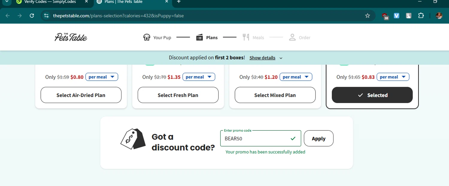 The Pets Table Promo Codes & Black Friday 2024 Deals - 55% Off