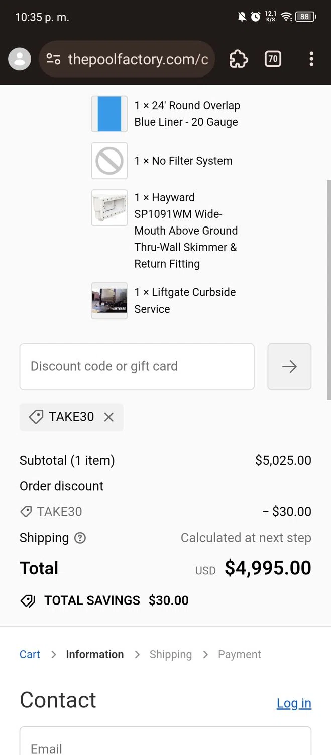 The Pool Factory Promo Codes - 30% Off | October 2024