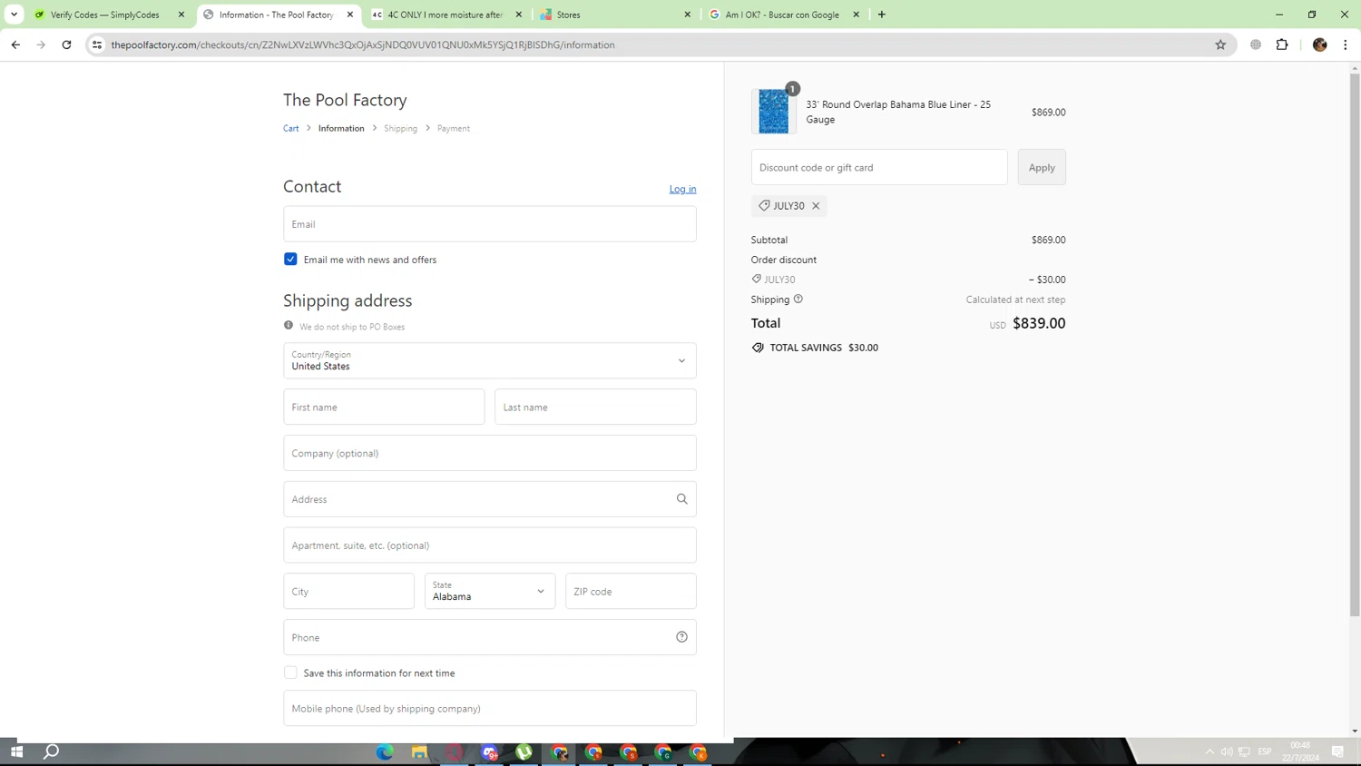 The Pool Factory Promo Codes - 30% Off | September 2024