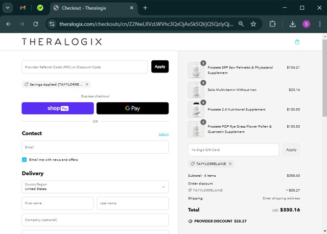 Theralogix Coupon Codes (3 Verified) - 15% Off Apr 2025
