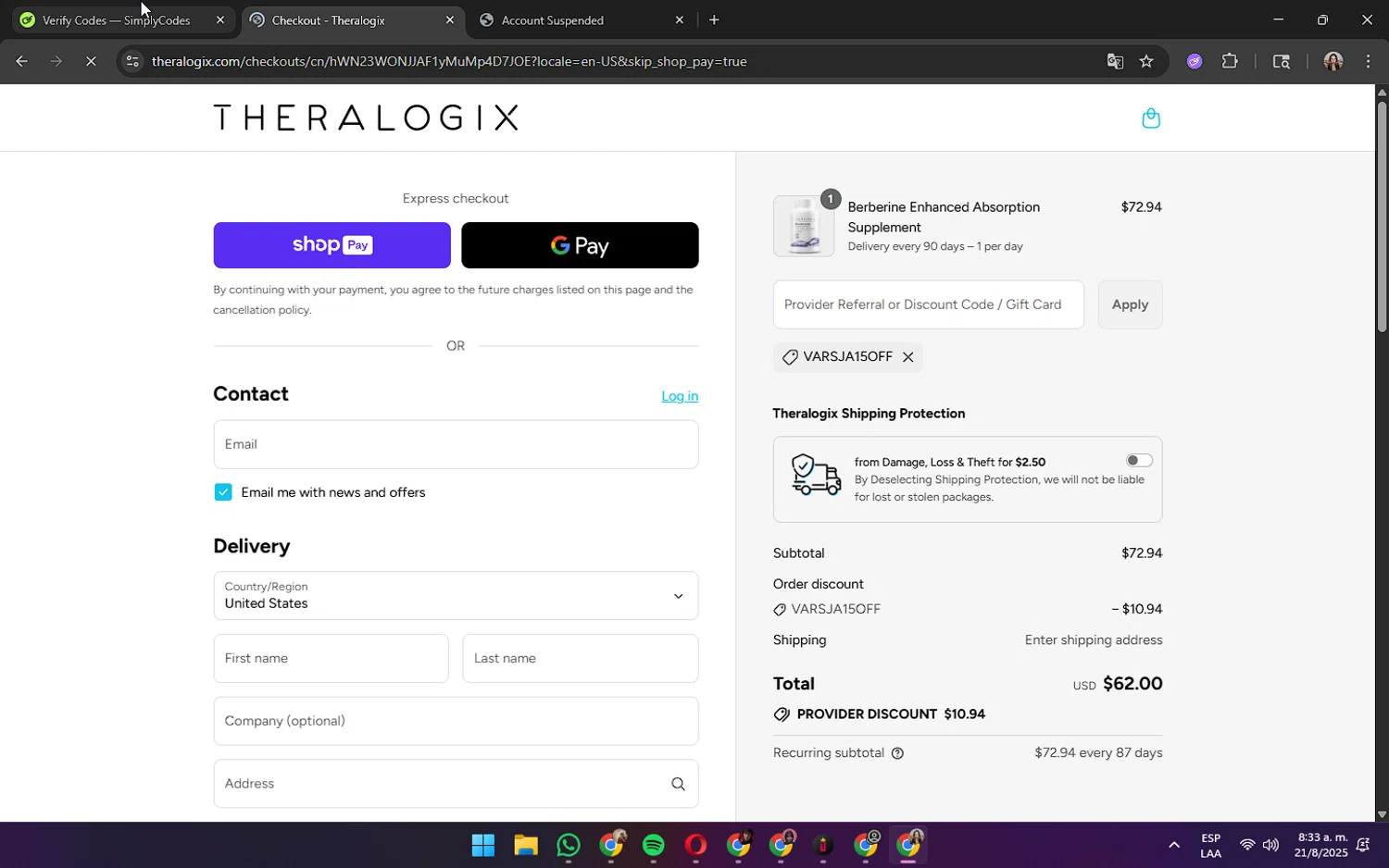 Theralogix Promo Codes (13 Verified) - 15% Off Oct 2025
