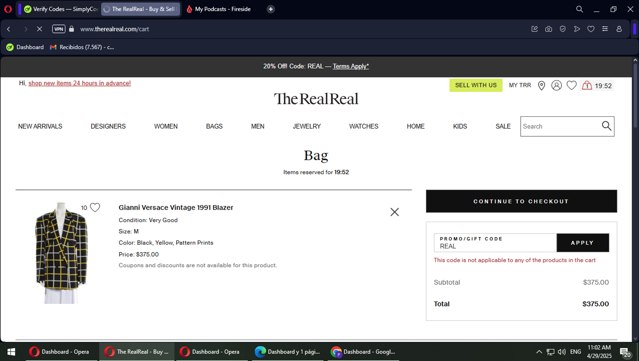 The RealReal Promo Codes (2 Verified) - 20% Off May 2025