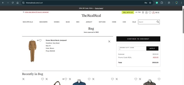 The RealReal Promo Codes (1 Verified) - 20% Off Apr 2025