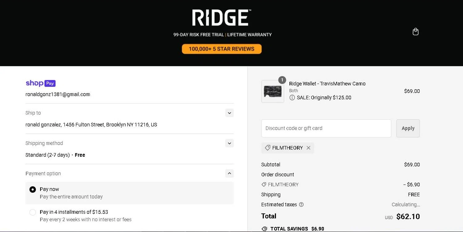 The Ridge Promo Codes – 11% Off | July 2024