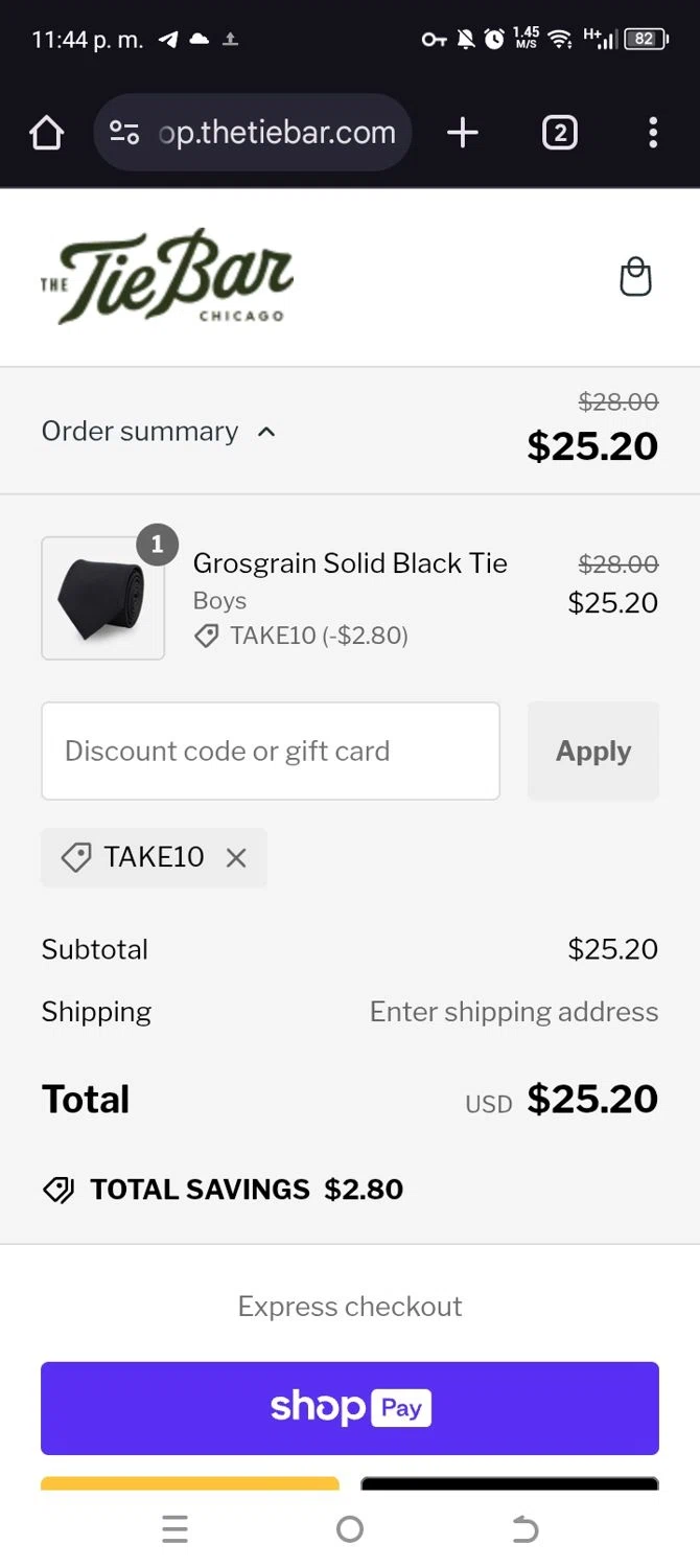 The Tie Bar Promo Codes (10 Verified) - 20% Off Jan 2025