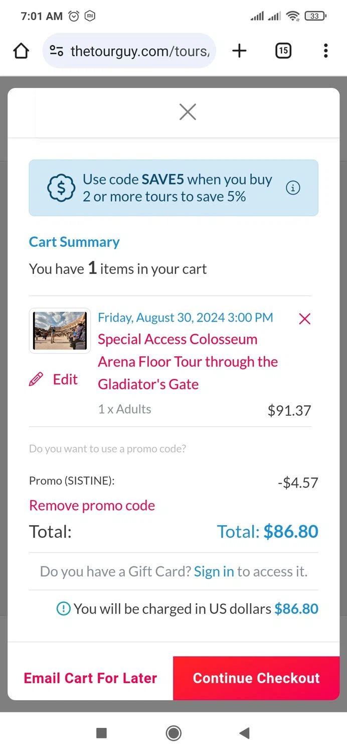 The Tour Guy Promo Codes - 10% Off | October 2024