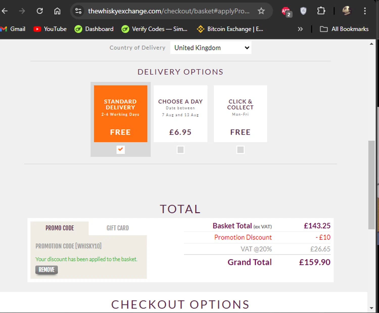 The Whisky Exchange Promo Code (4 Verified) - 10% Off Jan 2025