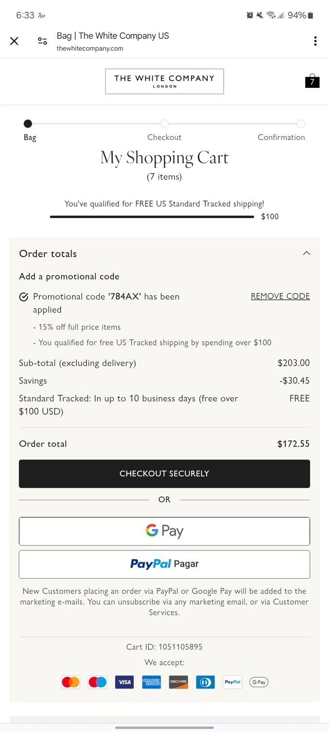 The White Company Promo Codes - 15% Off May 2025