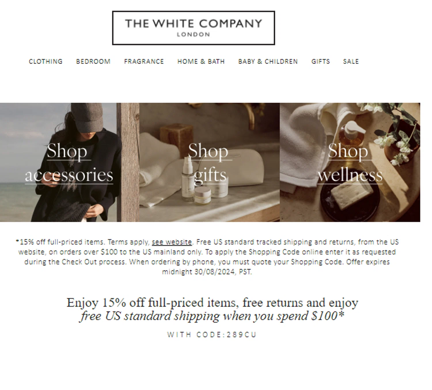 The White Company Discount Codes - 15% Off | August 2024