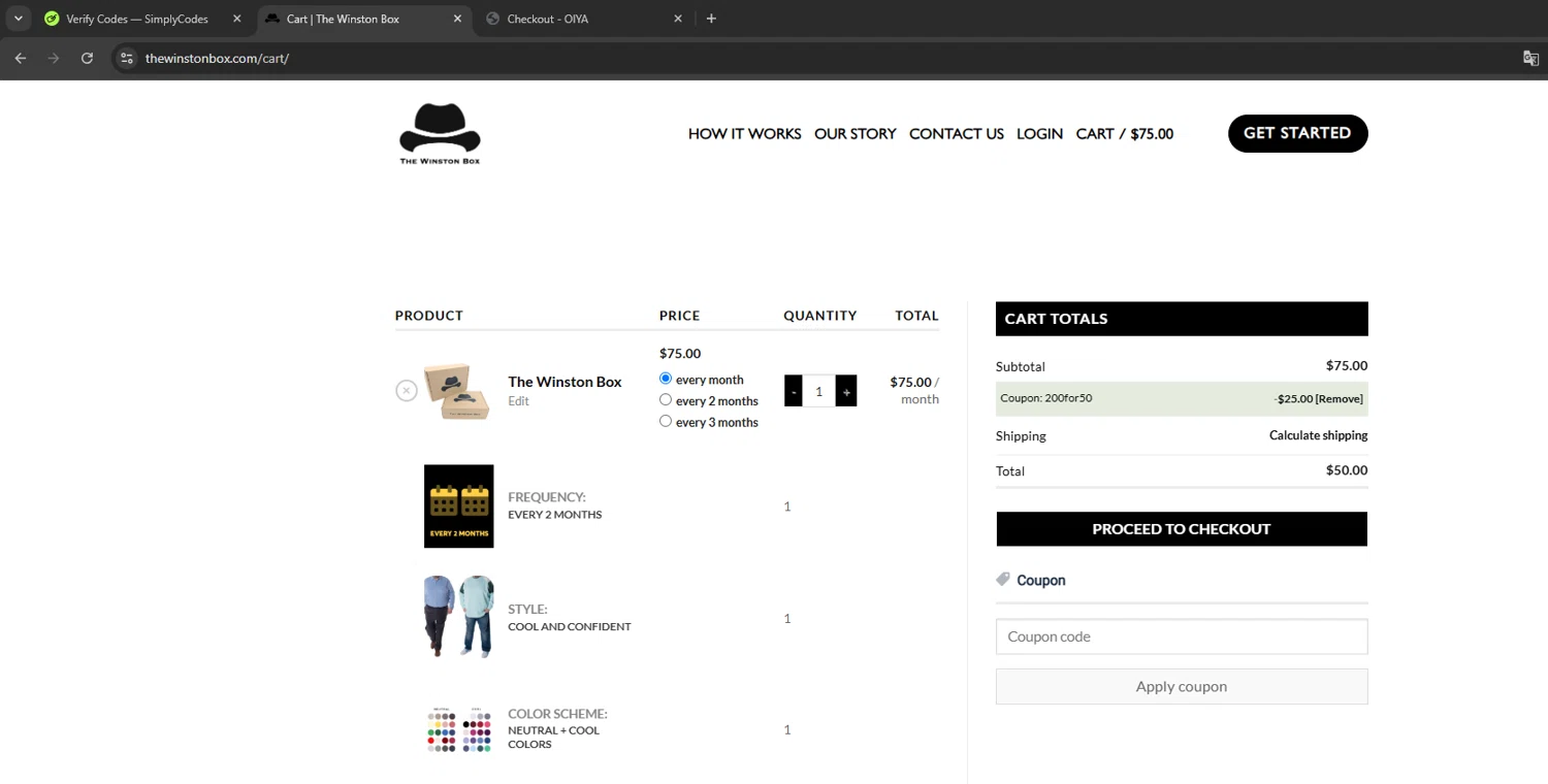 The Winston Box Coupon Codes - 50% Off | January 2025