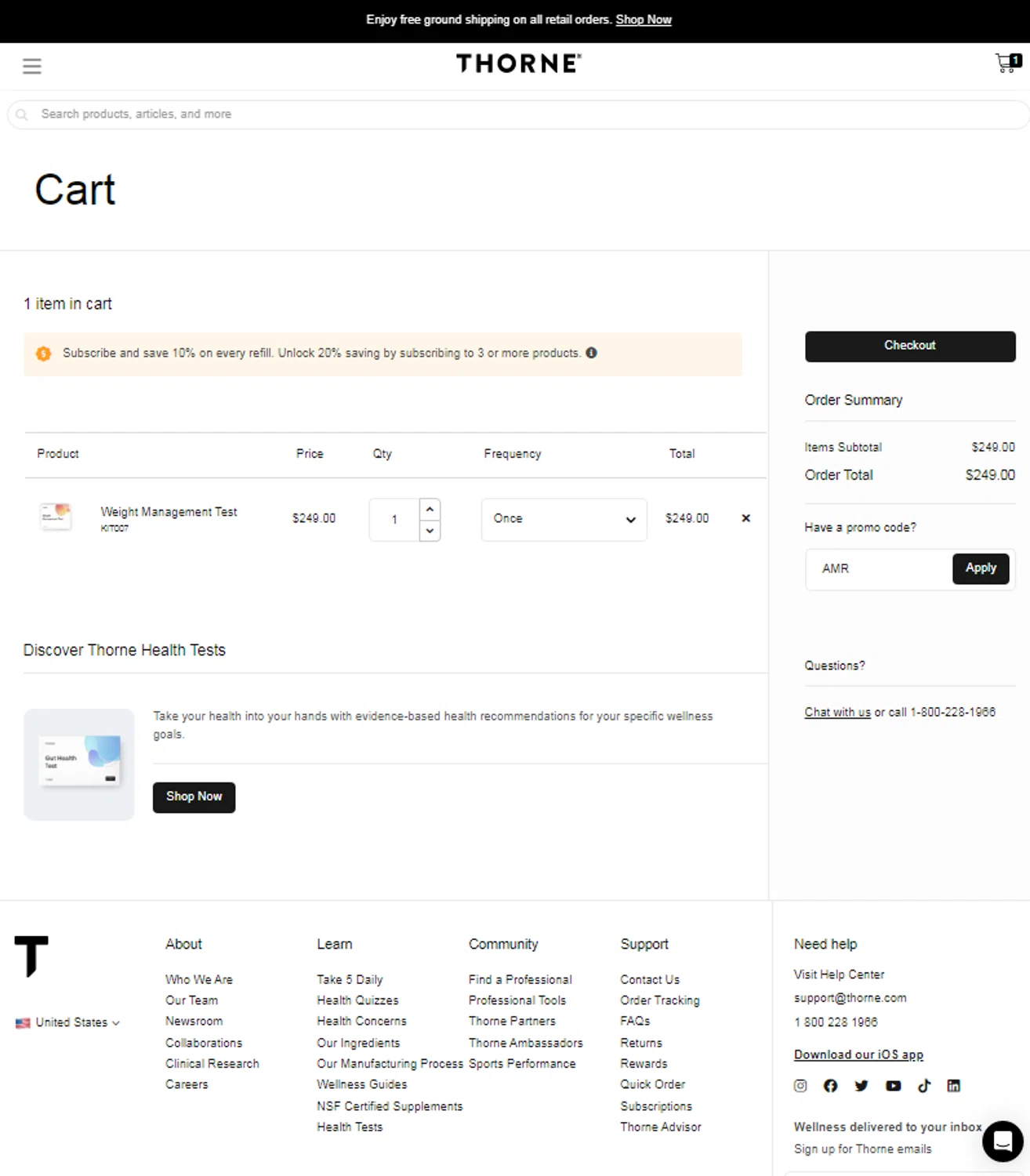 Thorne Promo Codes - 10% Off Coupon Codes in August 2024 | SimplyCodes