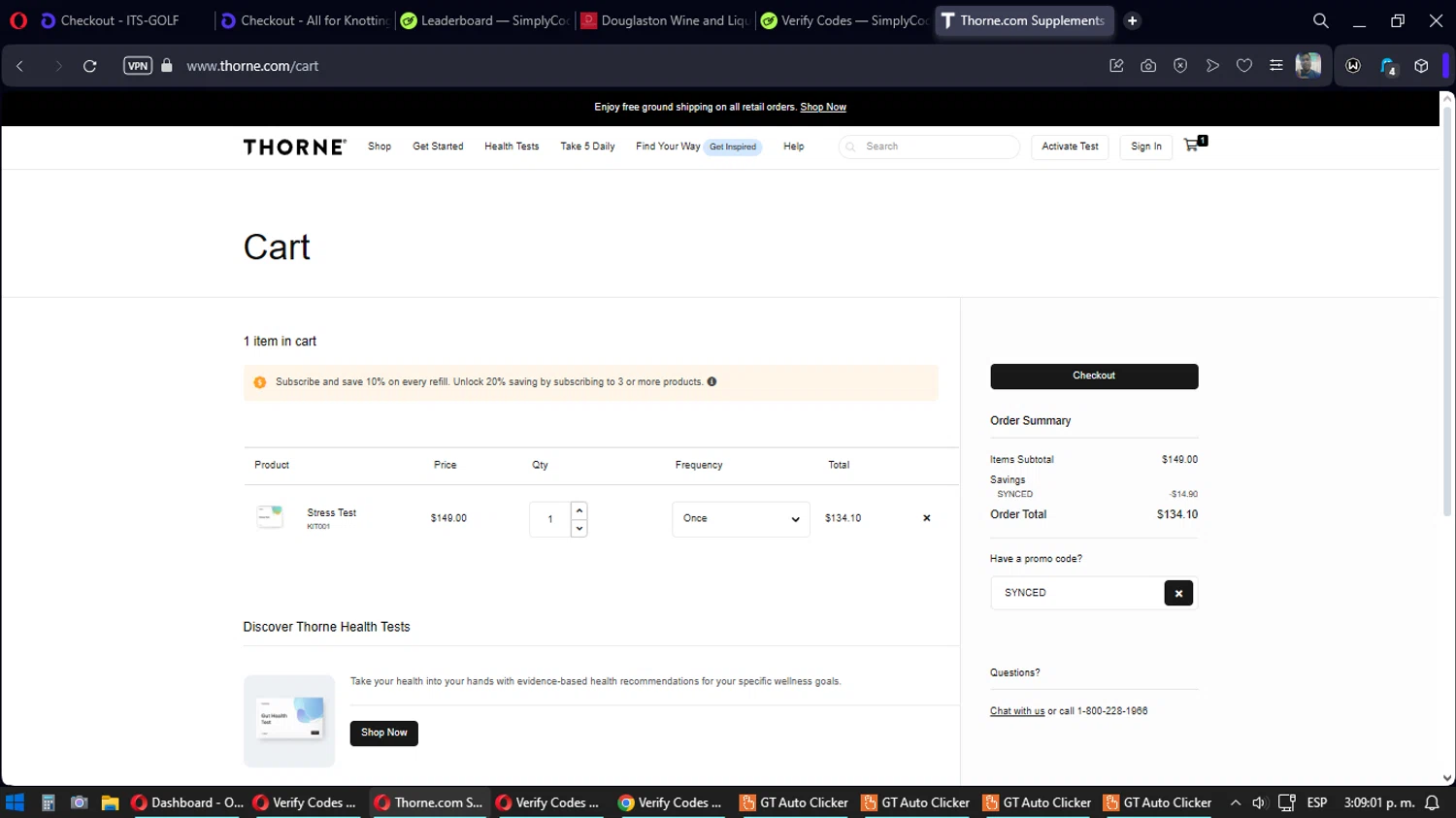 Thorne Promo Codes - 10% Off Coupon Codes in August 2024 | SimplyCodes