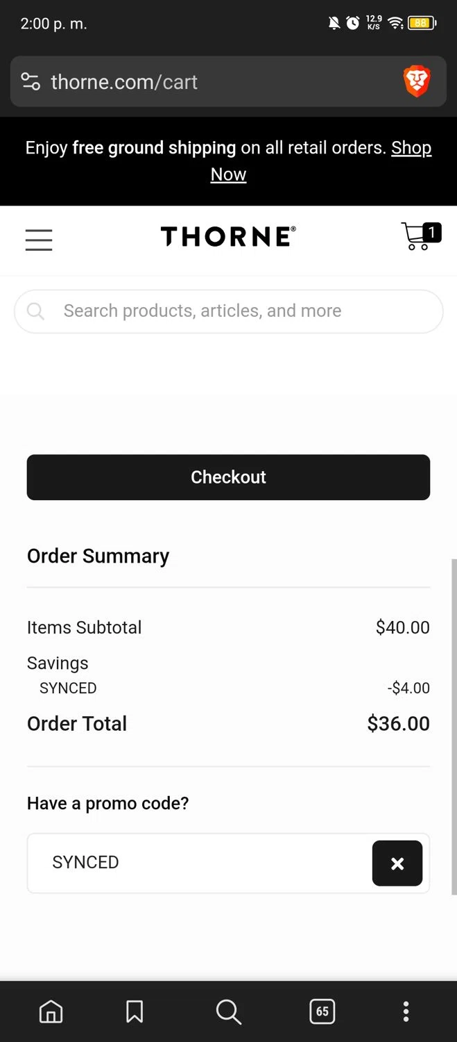 Thorne Promo Codes - 10% Off Coupon Codes in August 2024 | SimplyCodes