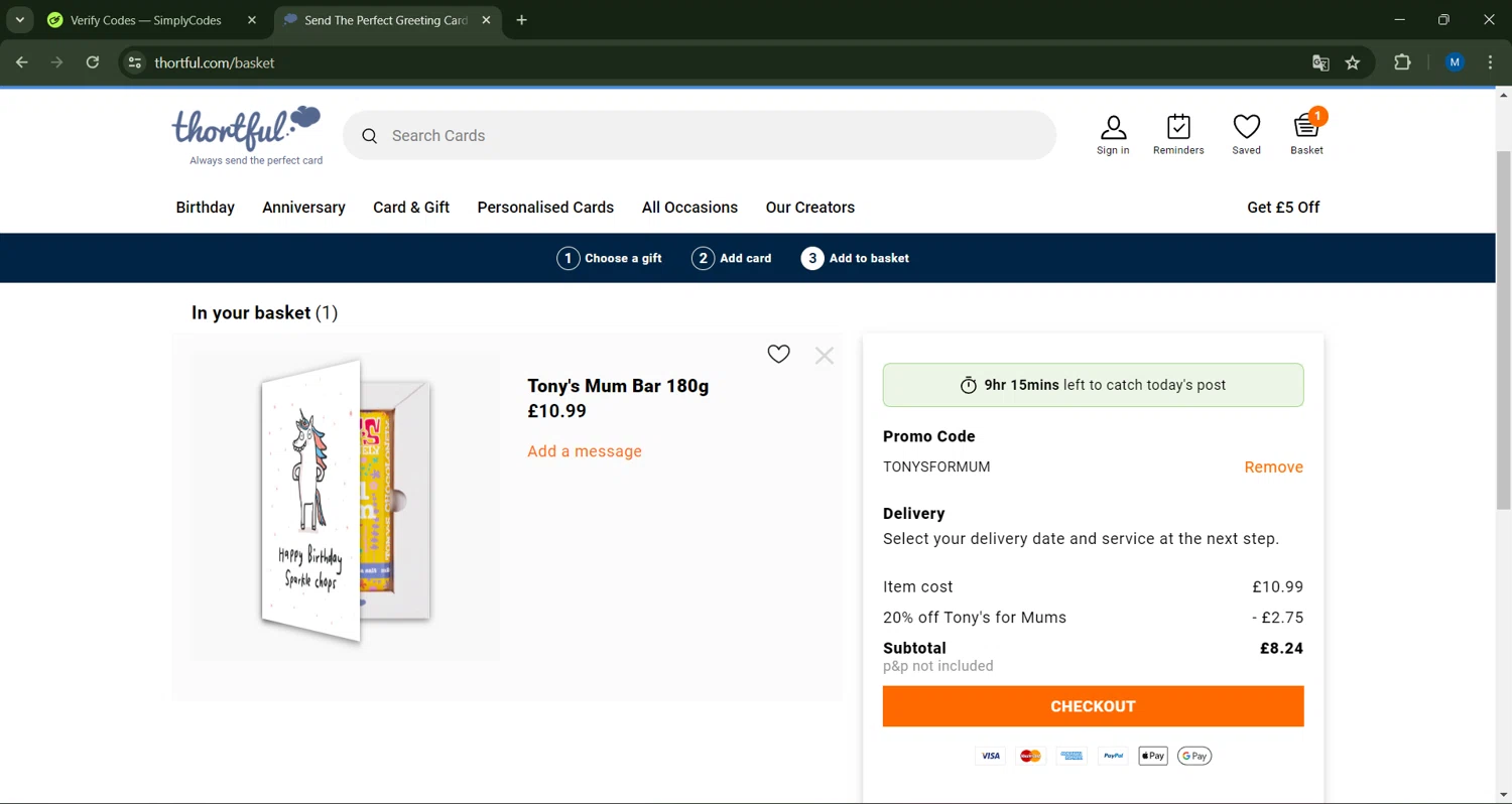 Thortful Promo Codes - 35% Off Discount Codes in August 2024 | SimplyCodes
