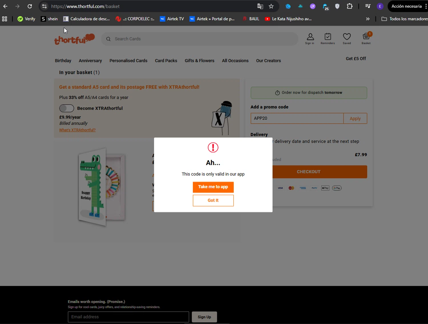 Thortful Promo Codes - 20% Off (2 Verified) May 2026