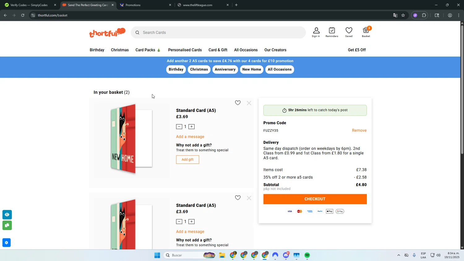 Thortful Promo Codes - 35% Off (2 Verified) Jan 2026